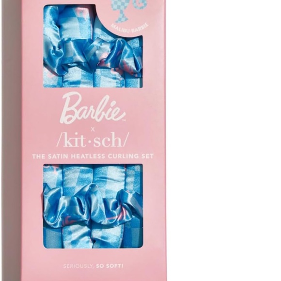 Kitsch | Accessories | Kitsch Barbie The Satin Heatless Curling Set ...